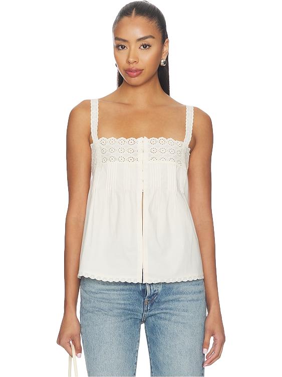 TULAROSA Tularosa Colette Poplin Top